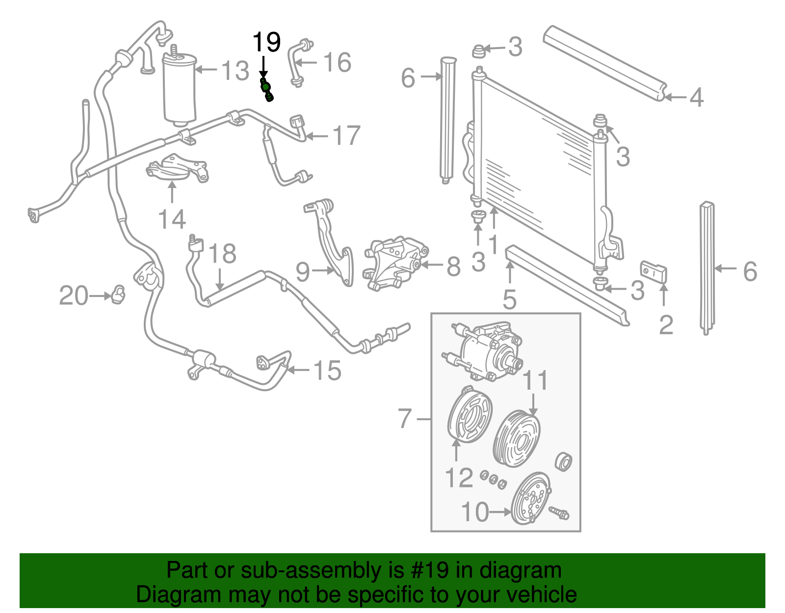 1996-2025 Ford Motorcraft™ Switch Assembly YH-2013 | Ford OEM Parts Outlet