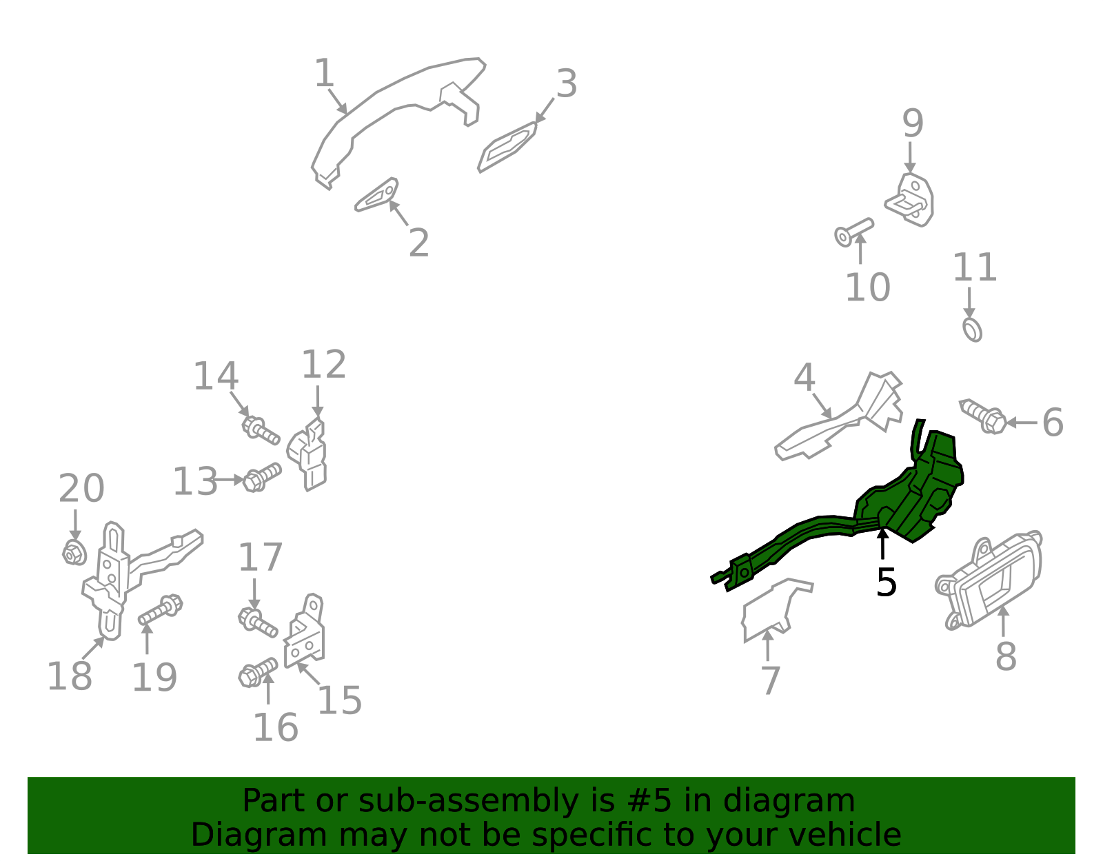 Door Latch - Secure OEM Closure Every Time 81420-P6000 | AutoNation Parts