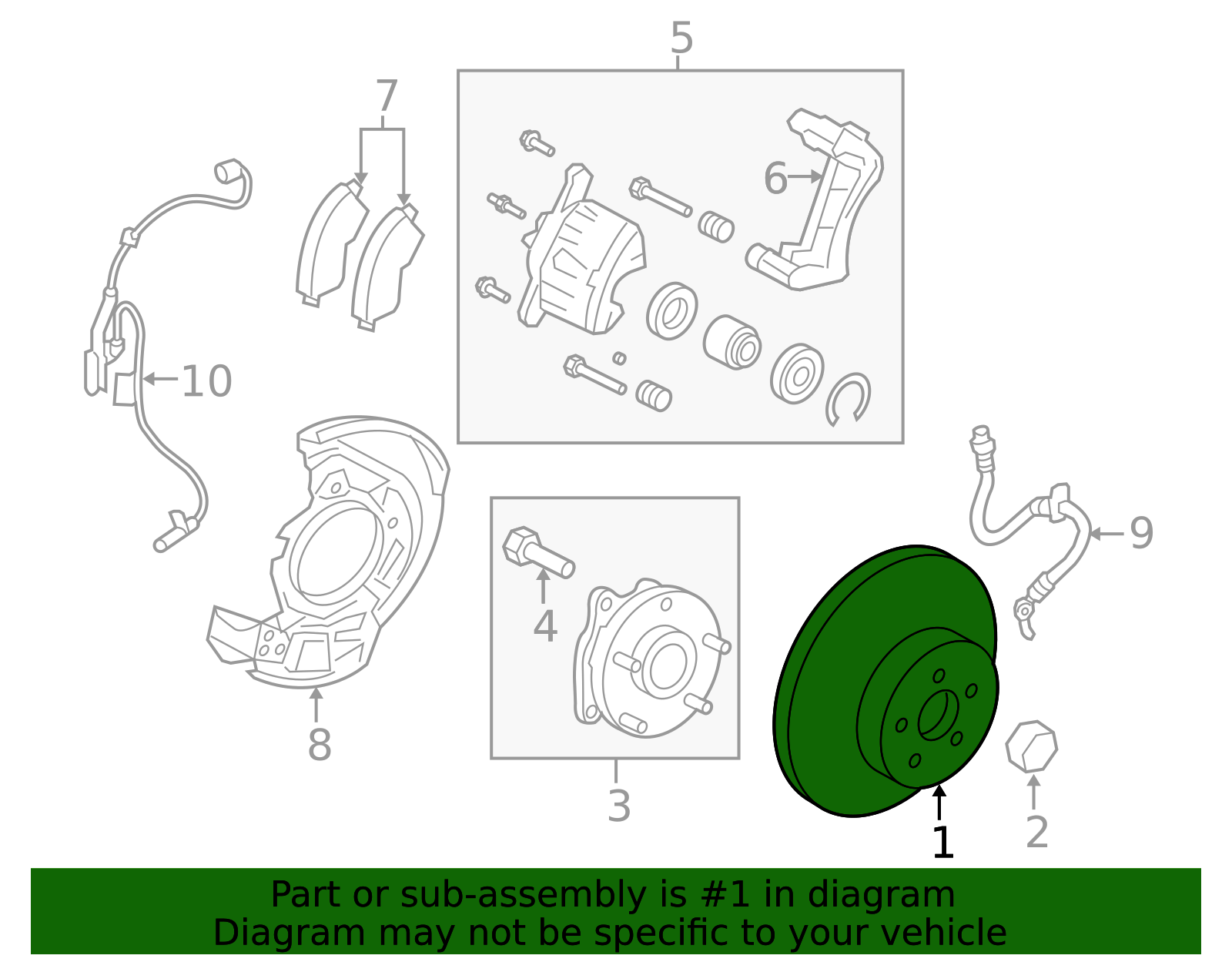 4351248140 - 2021-2022 Toyota RAV4 Prime - Rotor | Nucar Toyota Parts