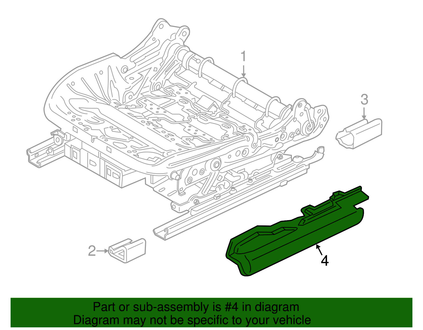 52107492934 - 2018-2025 BMW Track Cover (52-10-7-492-934) | BMW of ...