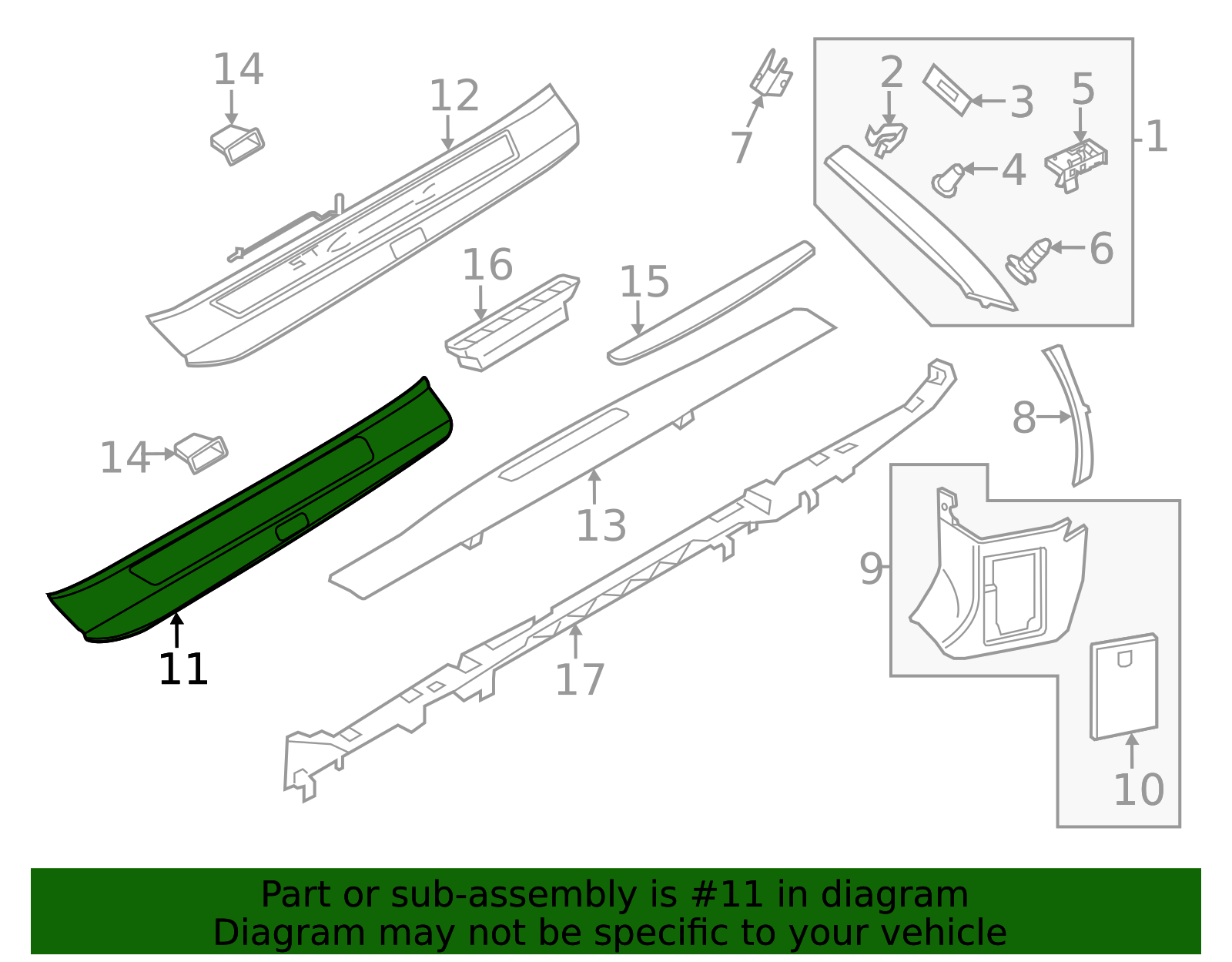 Door Sill Plate 9GT-853-369-B-1E0 - Genuine Porsche Protection ...