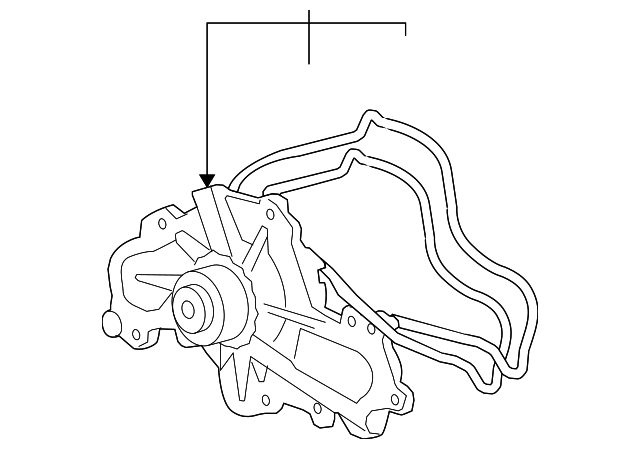CA51-15-010C - 2010-2015 Mazda - Engine Water Pump | Mazda Part Direct