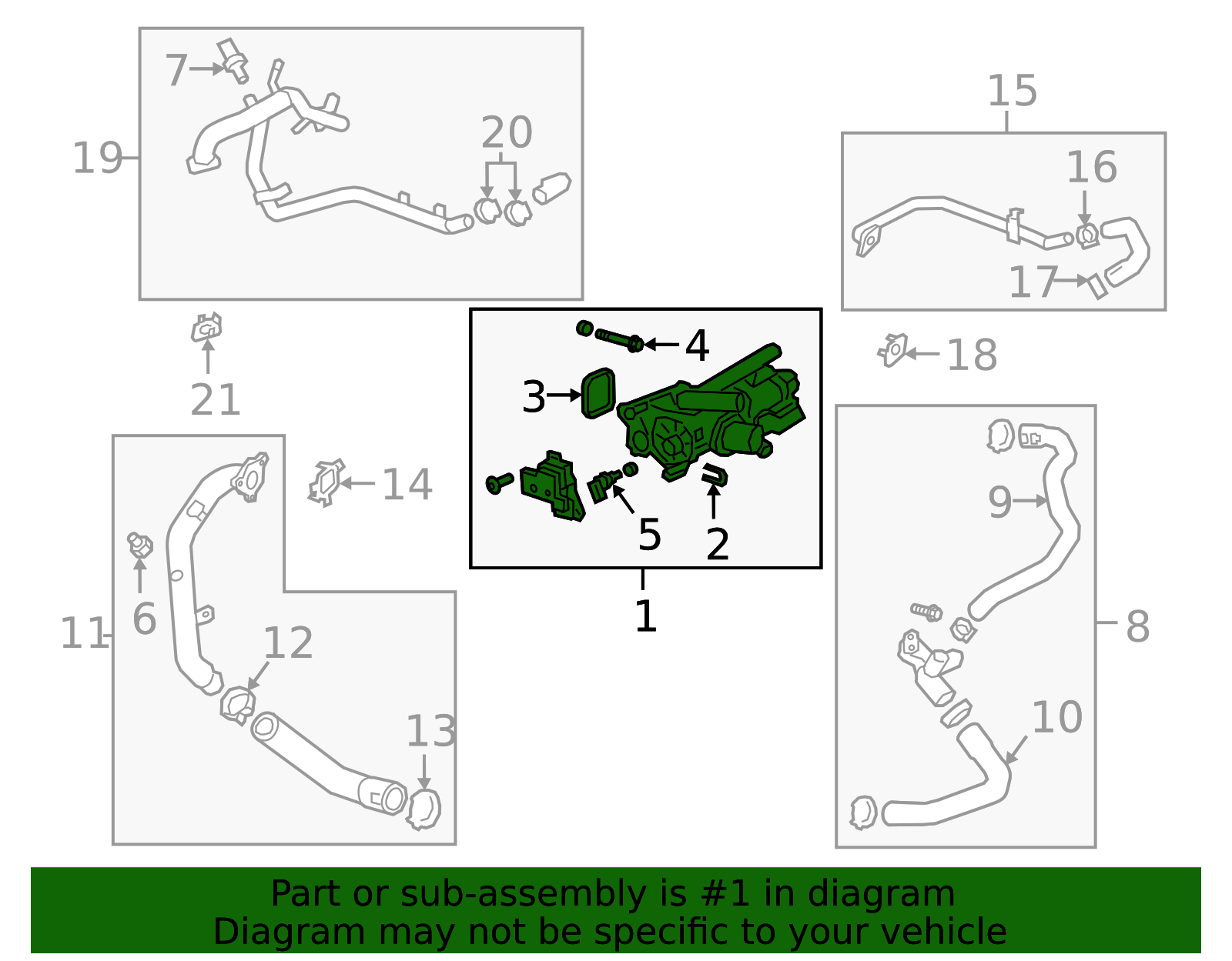 55516369 - 2019-2024 GM - Engine Coolant Flow Control Valve | Partners ...