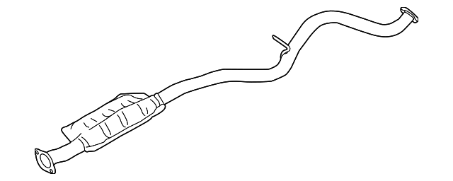 2018-2025 Subaru Crosstrek Exhaust Pipe Assembly R 44200FN01C | Subaru ...
