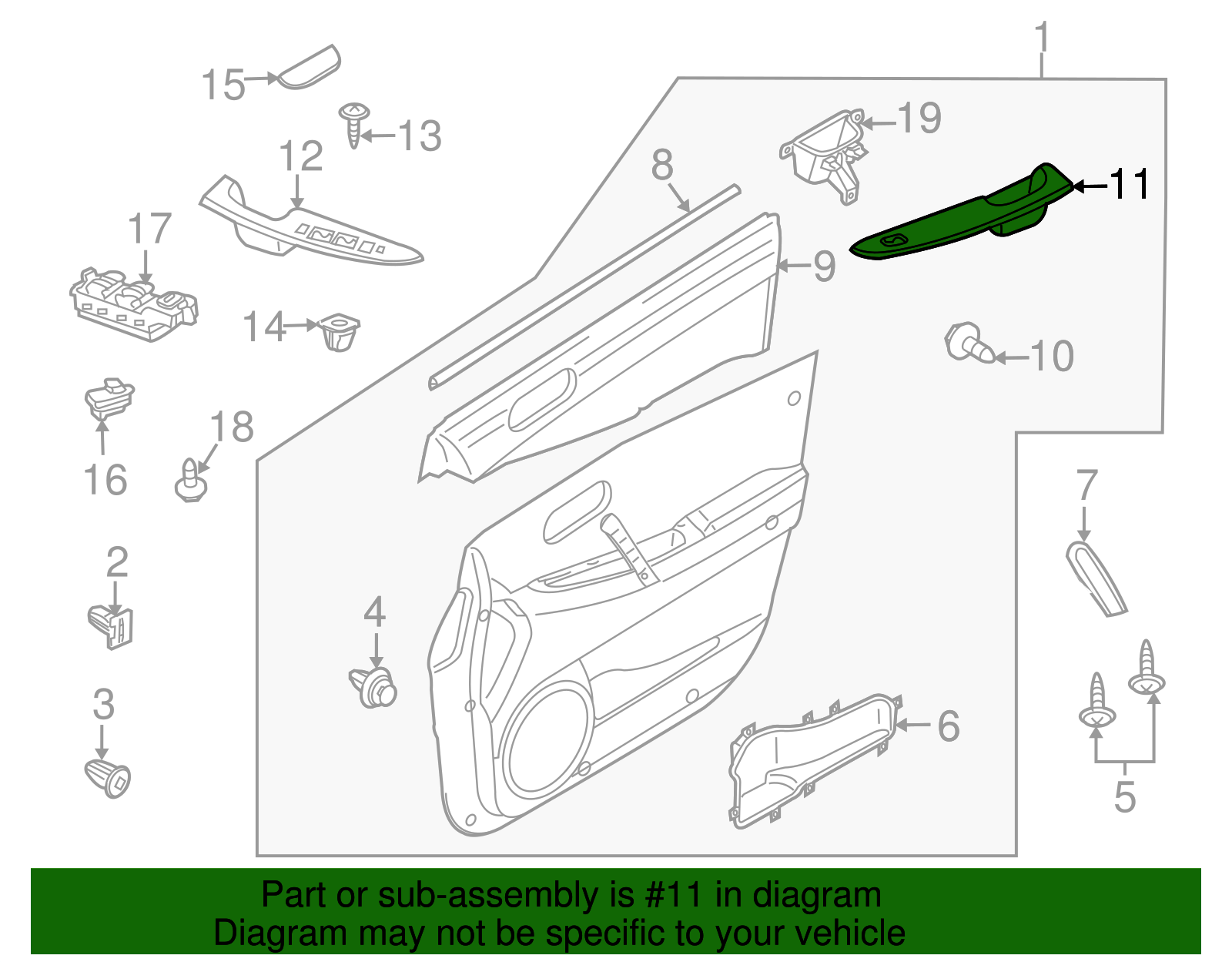 EG22-68-4L1A - Switch Panel 2007-2009 Mazda CX-7 | Florida Mazda Parts