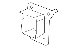 2017-2025 GM Passenger Side Underbody Rear Side Rail Rear Reinforcement ...