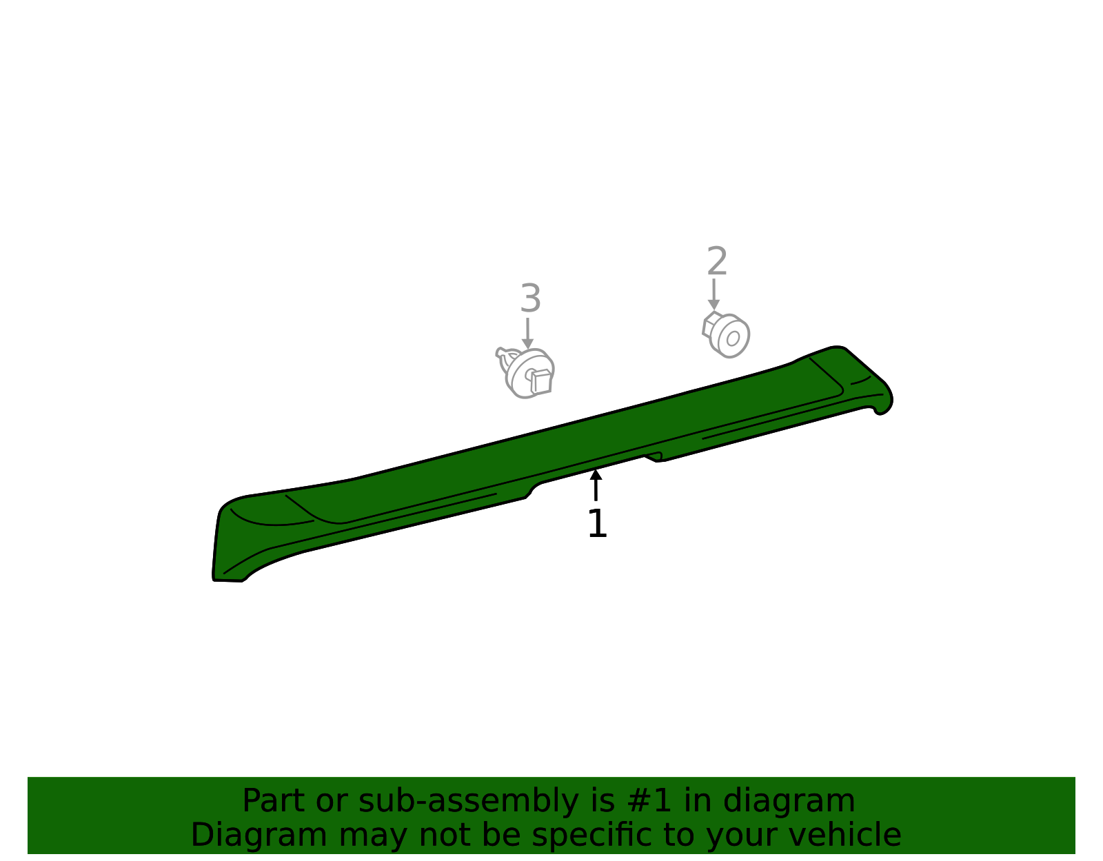 76871-0C902 - Spoiler - 2008-2022 Toyota Sequoia | OEM Genuine Toyota Parts