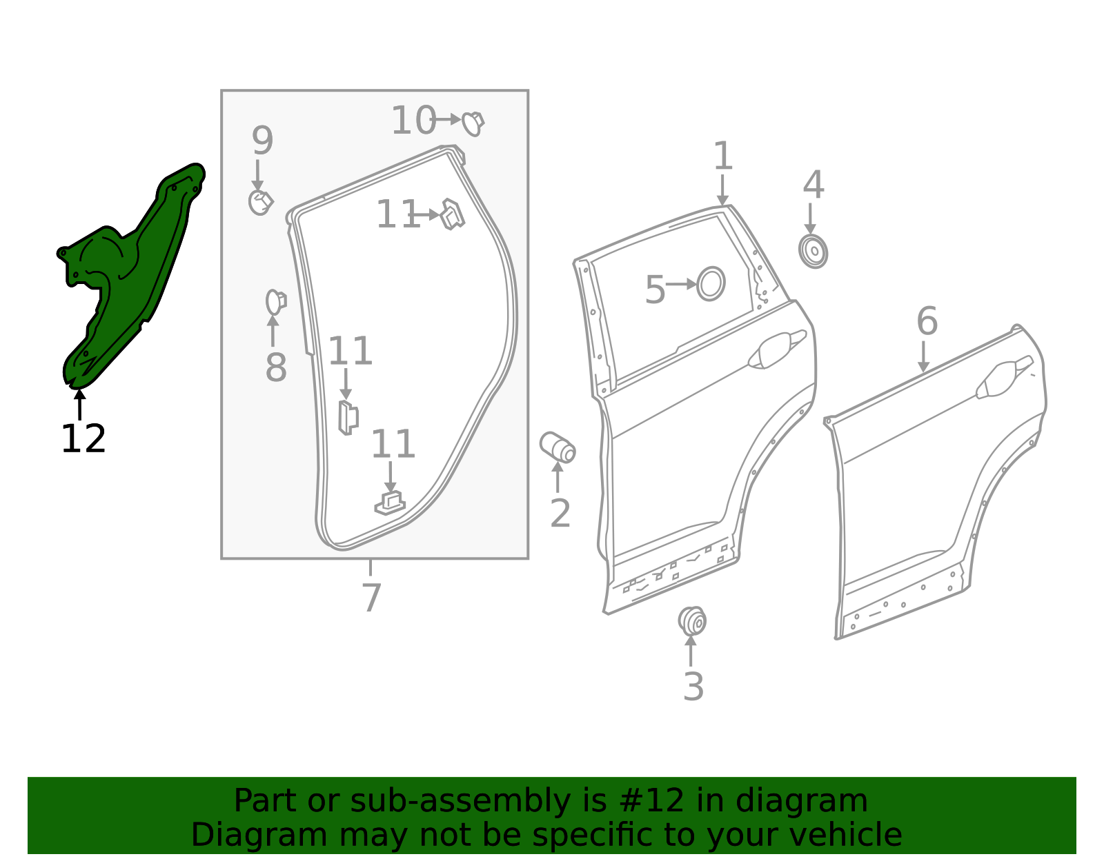 2017-2022 Honda CR-V | Water Deflector | 72861-TLA-A01 | Honda OEM ...