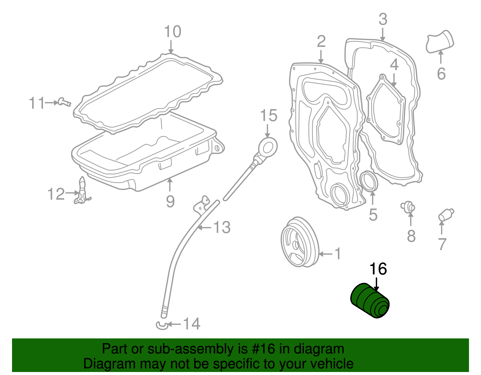 1996-2012 GM Filter 12737094 GM | GMPartsDirect.com