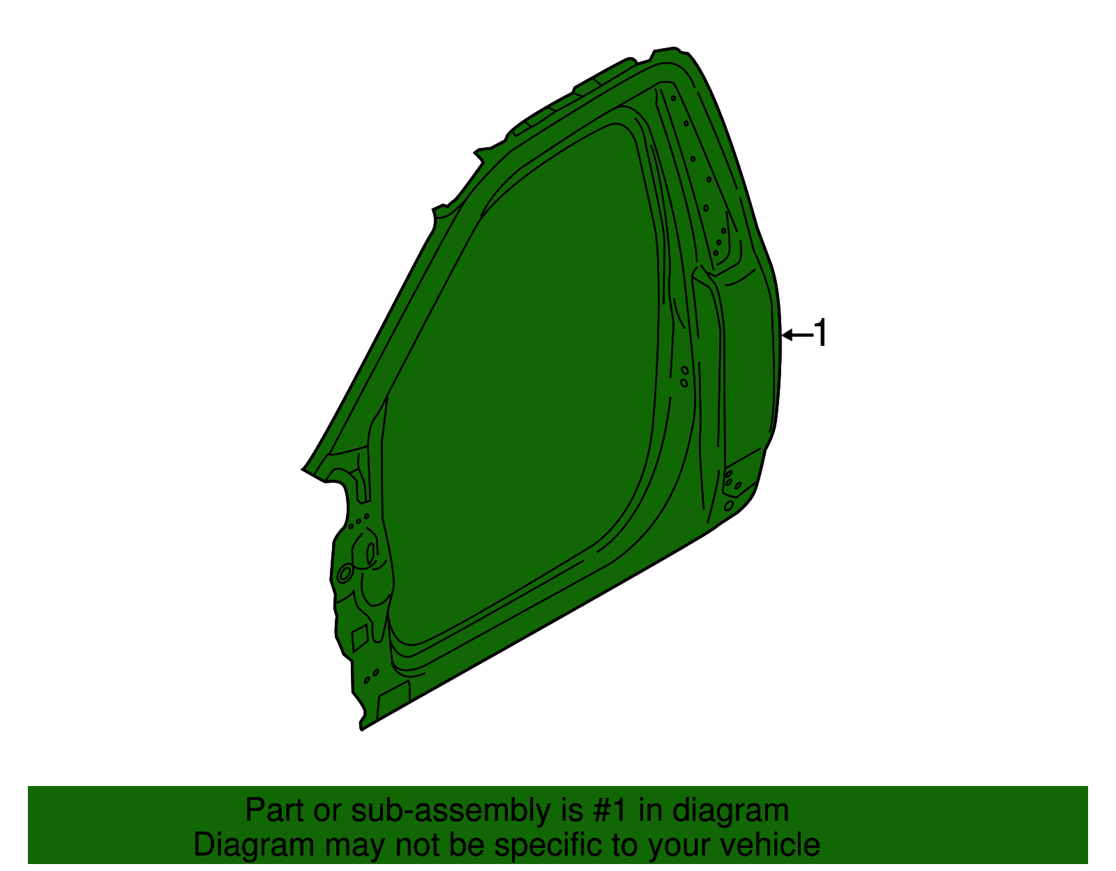 Genuine OEM Ford Part - Aperture Panel HC3Z-25211A10-C | Genuine OEM ...