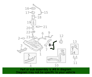 77226-06020 - High-Quality Fuel Tank Vent Hose for 2007-2011 Toyota ...