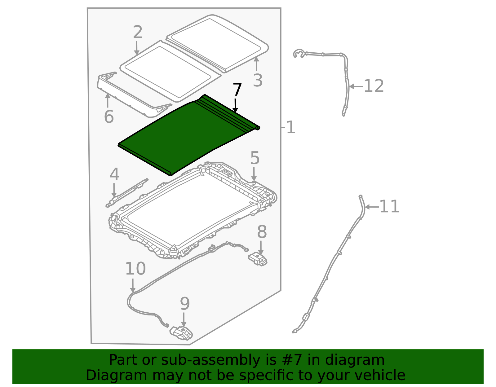 2022-2025 Genesis GV70 Sunshade 81670-AR010-VNB | World OEM Parts Hyundai