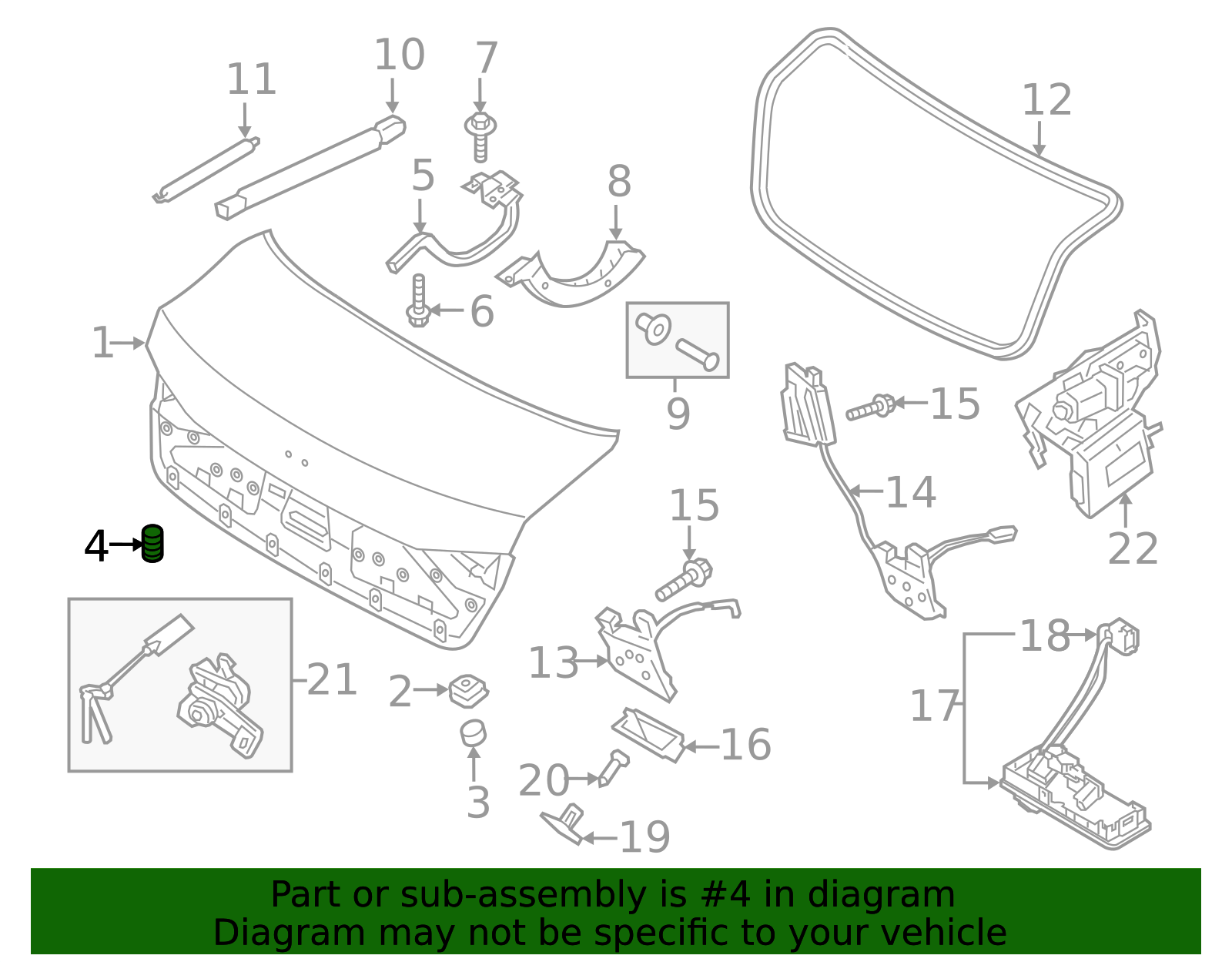 Genuine Overslam Bumper for 2012-2025 Hyundai | Part# 81738-2V000 ...