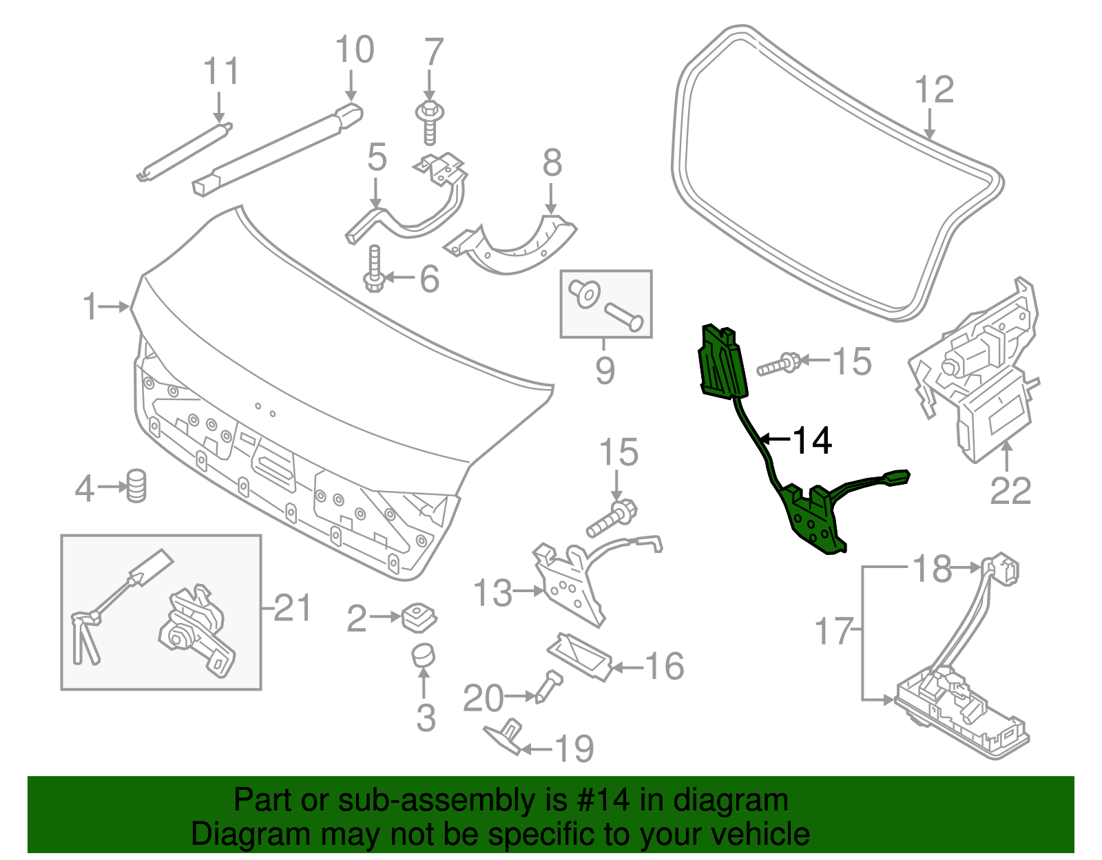 2015-2020 Hyundai Latch 81230-B1010 | OEM Parts Online