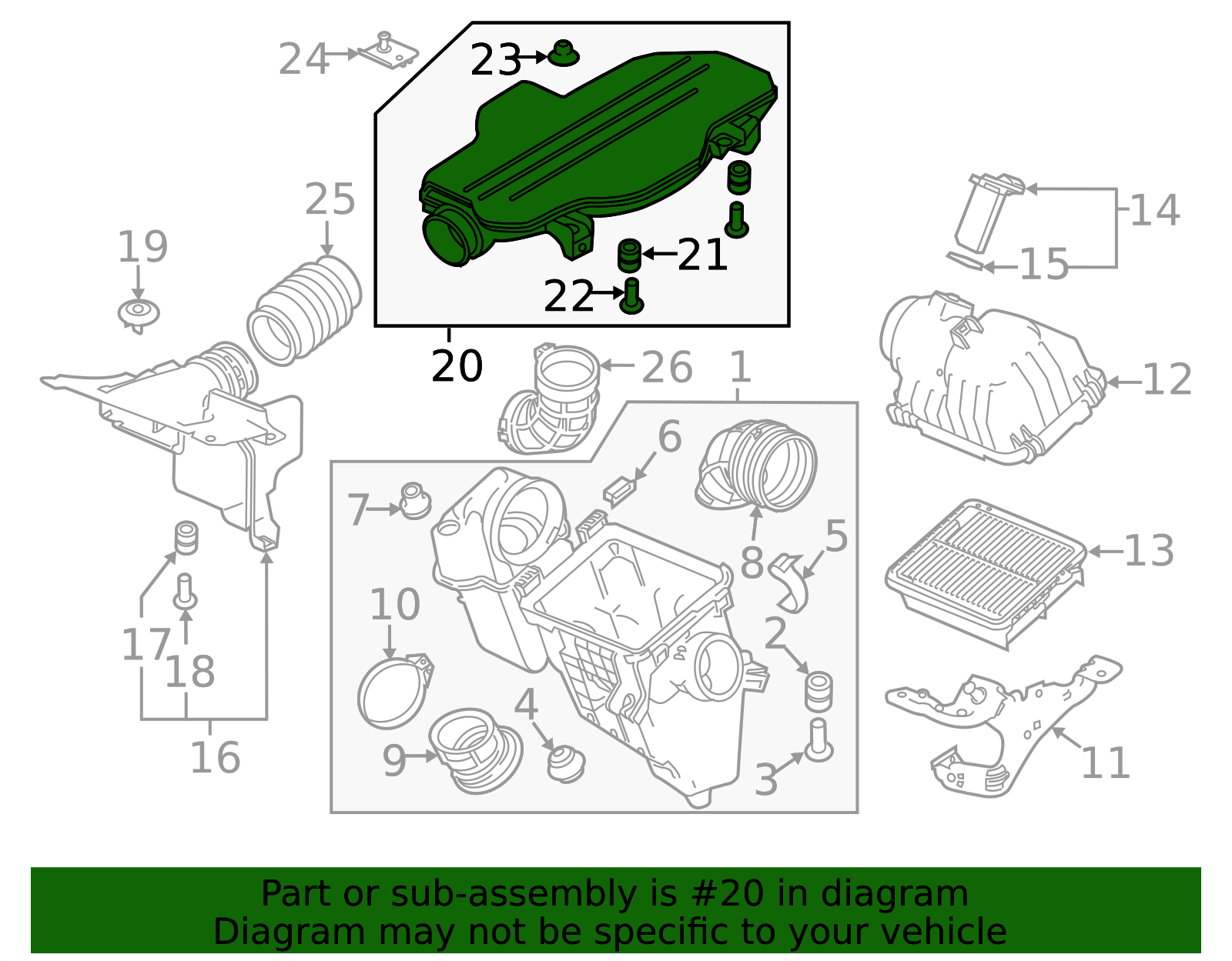 17230-6C1-A00 - Resonator 2018-2022 Honda Accord | Honda Parts Online