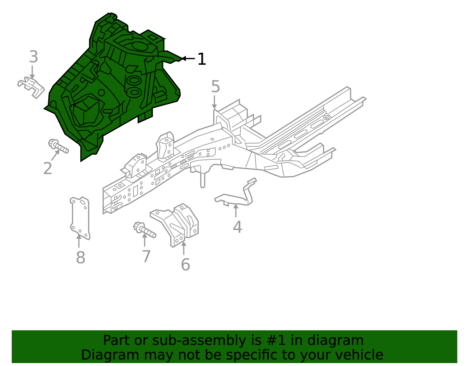 64502-D9000 - Apron Panel 2017-2022 Kia Sportage | Kia.Parts Store