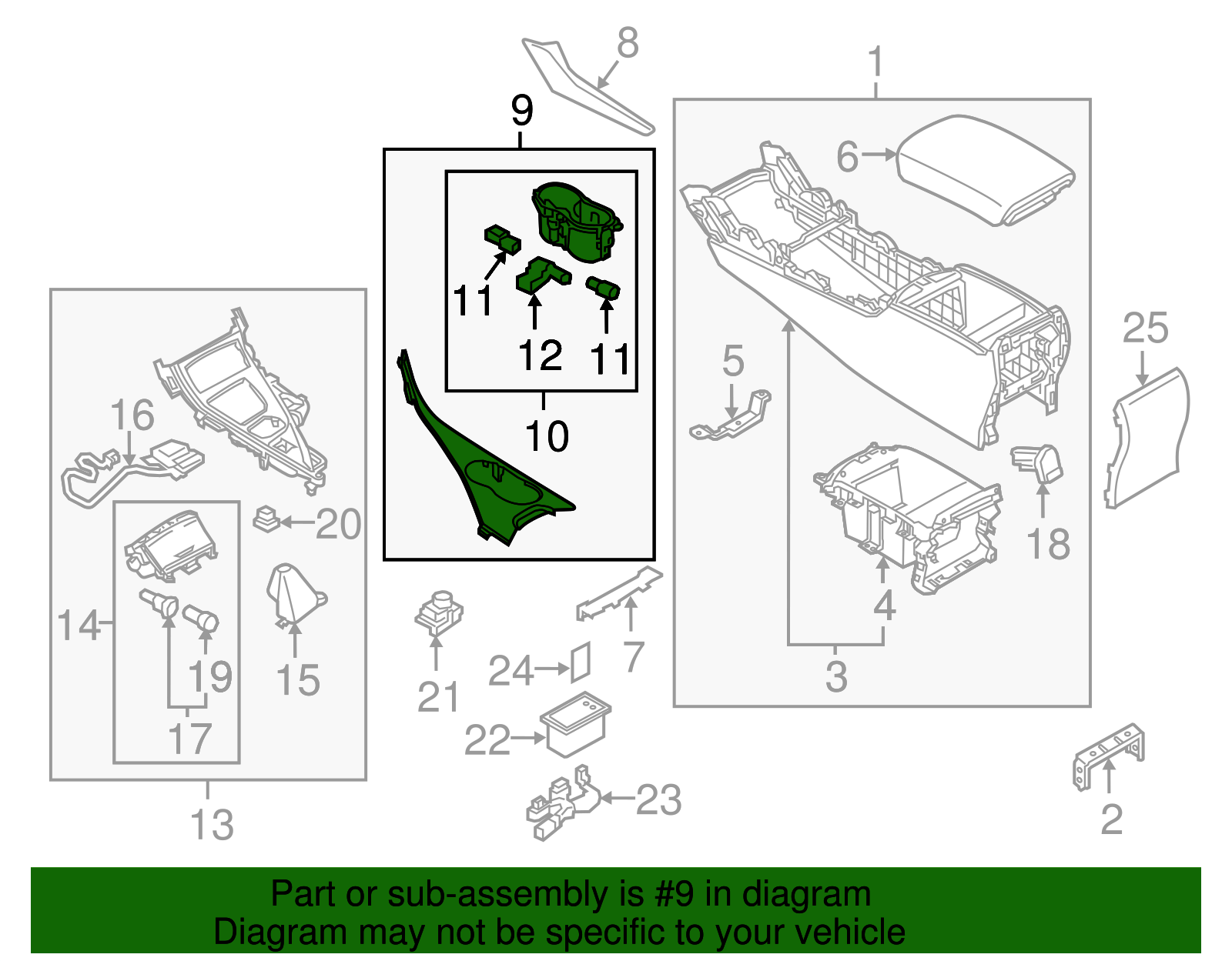 96950-5CB1A - Upper Trim Panel 2017-2020 Infiniti Q60 | Infiniti of ...