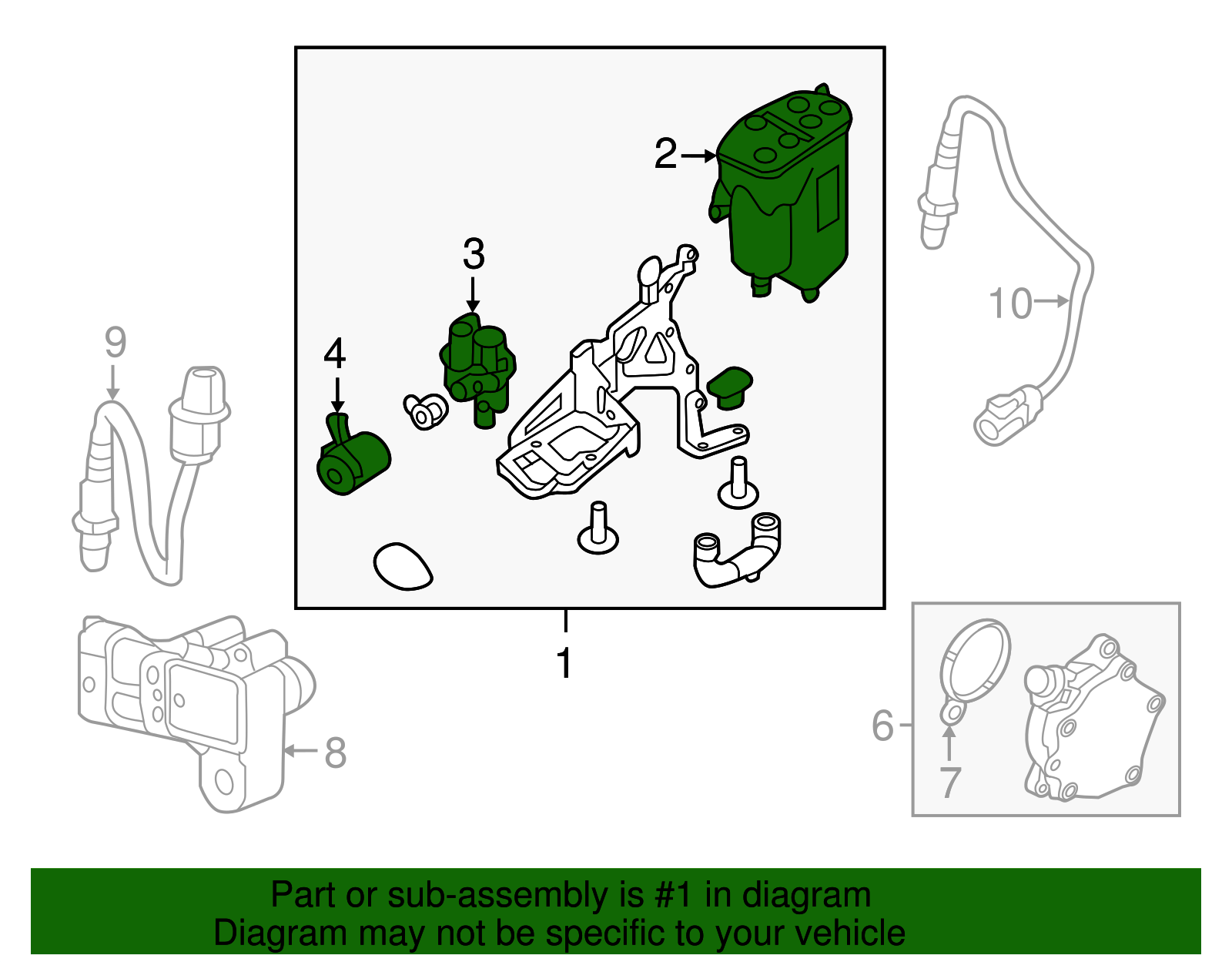 LR177056 - High-Quality Vapor Canister for 2012-2019 Land Rover ...