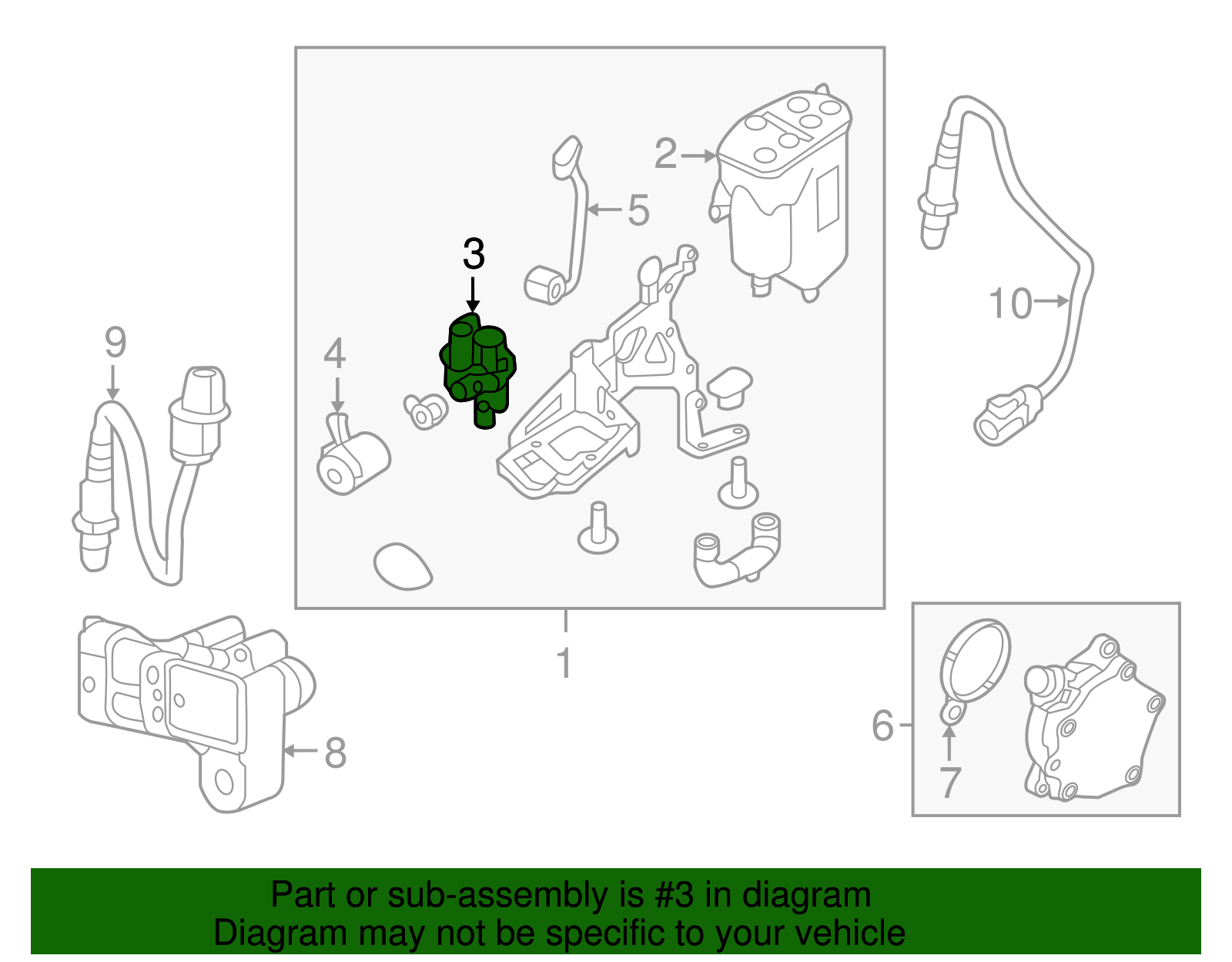 Genuine Purge Control Valve for 2010-2025 Land Rover | Land Rover Part ...