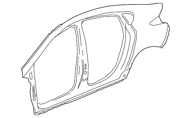 84240055 - Passenger Side Body Side Outer Panel 2016-2019 Chevrolet ...