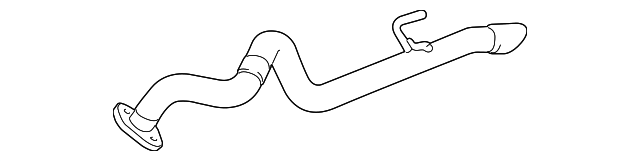 Genuine Toyota Tail Pipe part# 17430-31870 for 2010-2024 Toyota 4Runner ...