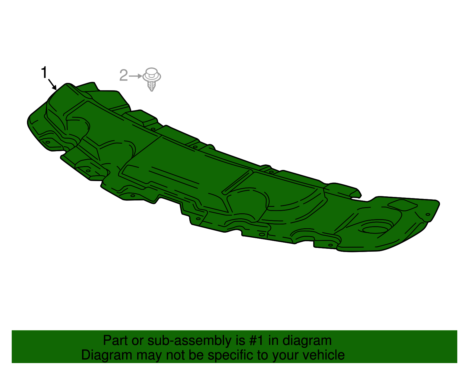 84812150 - Sight Shield 2022-2024 Buick Enclave | GM Parts Warehouse