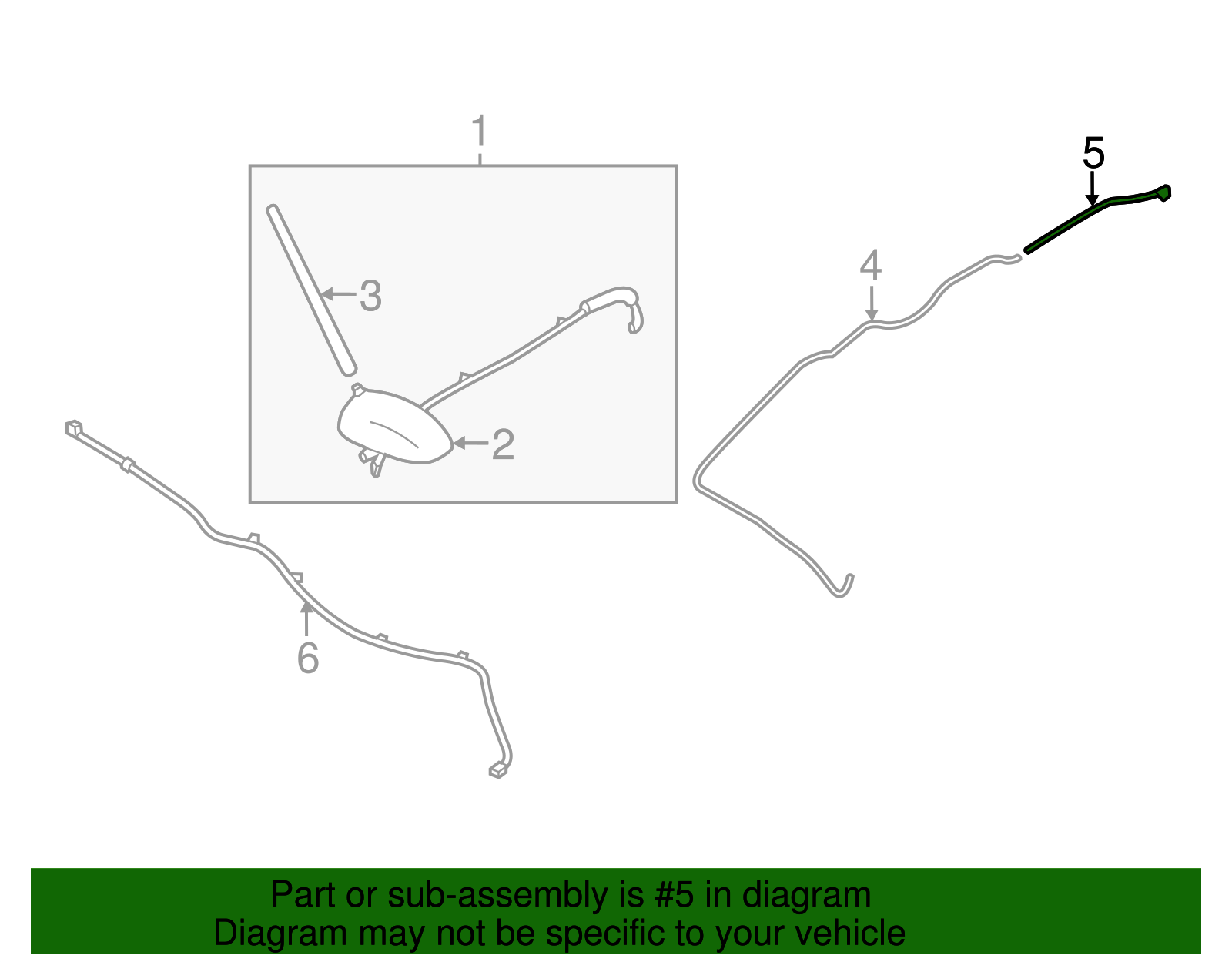 2017 Nissan Juke Antenna Cable 28243-3PU1A | My Nissan Part