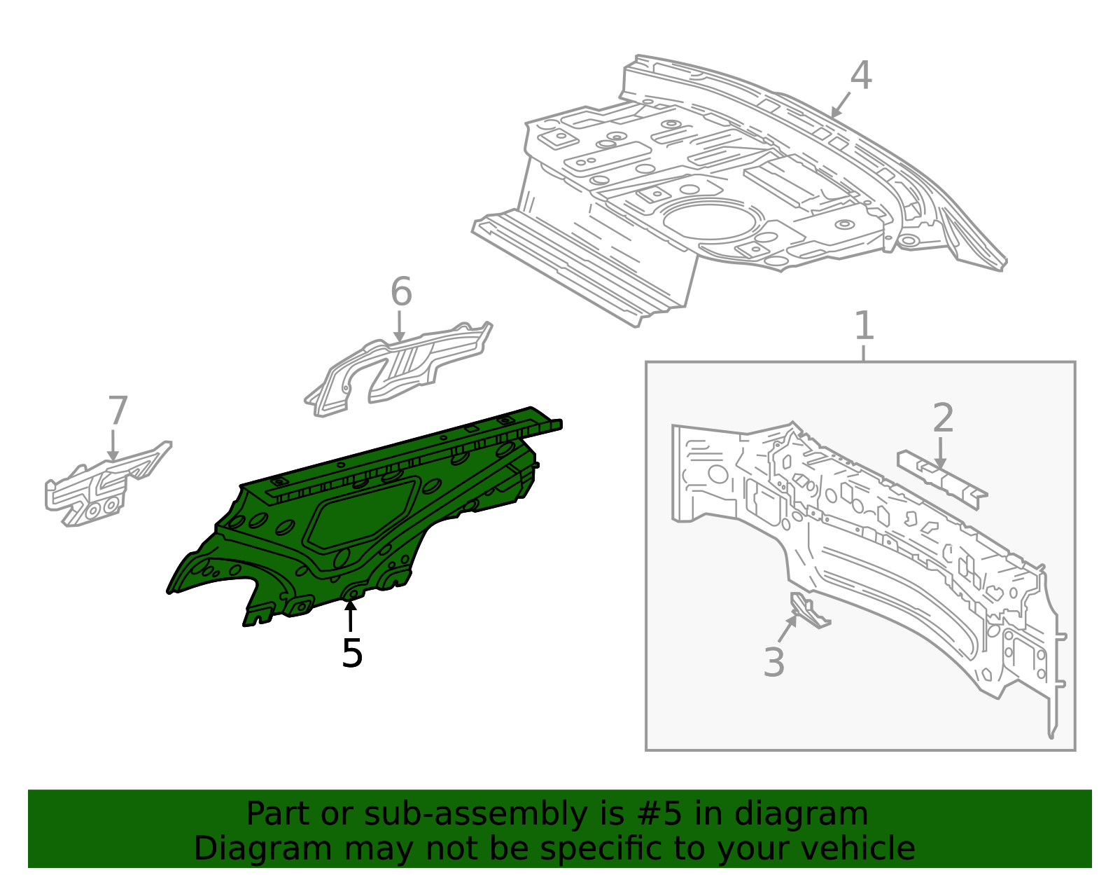 2021-2025 Toyota Mirai Partition Panel 64206-62010 | MotorMotor