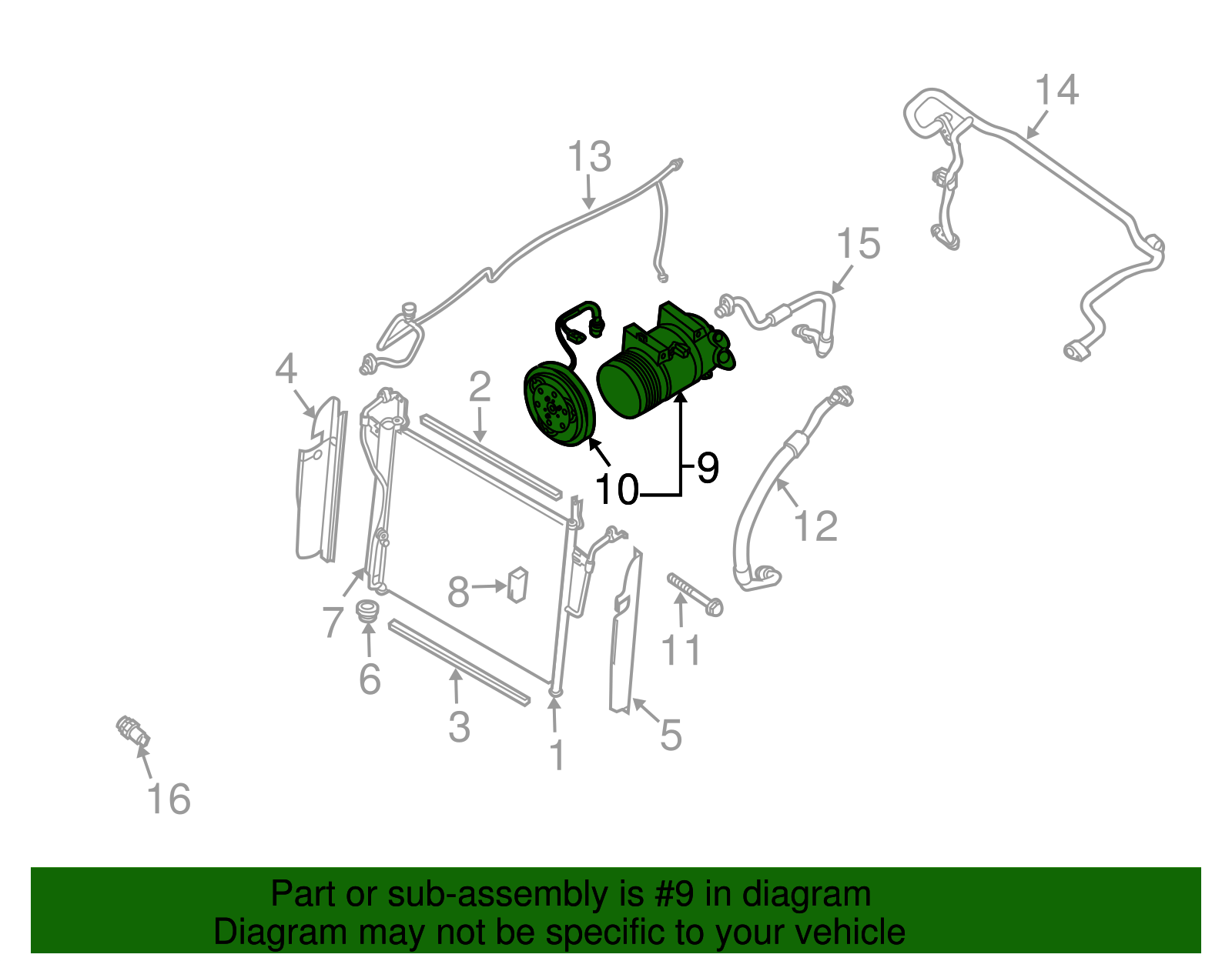 K26009FE0MNW - Value Advantage™ AC COMPRESSOR 2004-2010 Infiniti QX56 ...