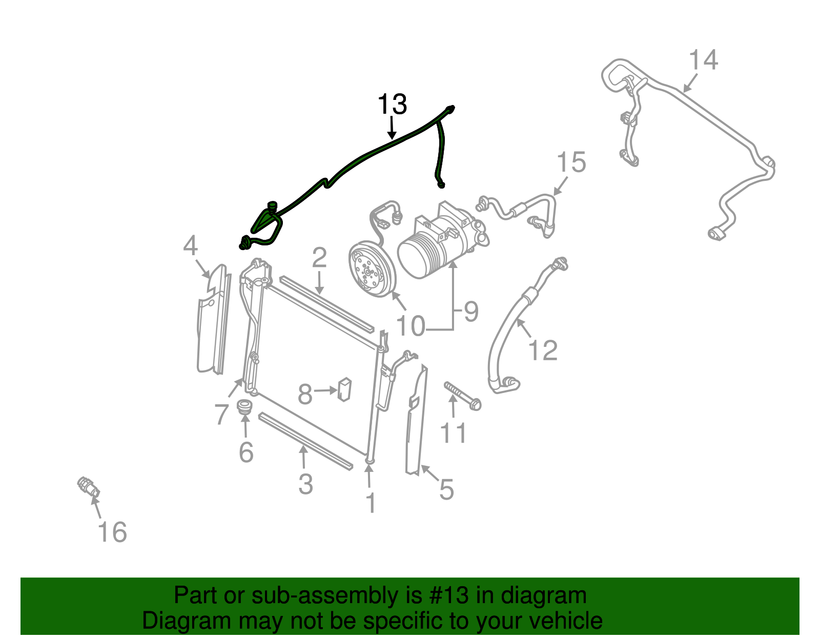 92440-ZW05A - Pressure Line 2004-2010 Infiniti QX56 | Infiniti of ...