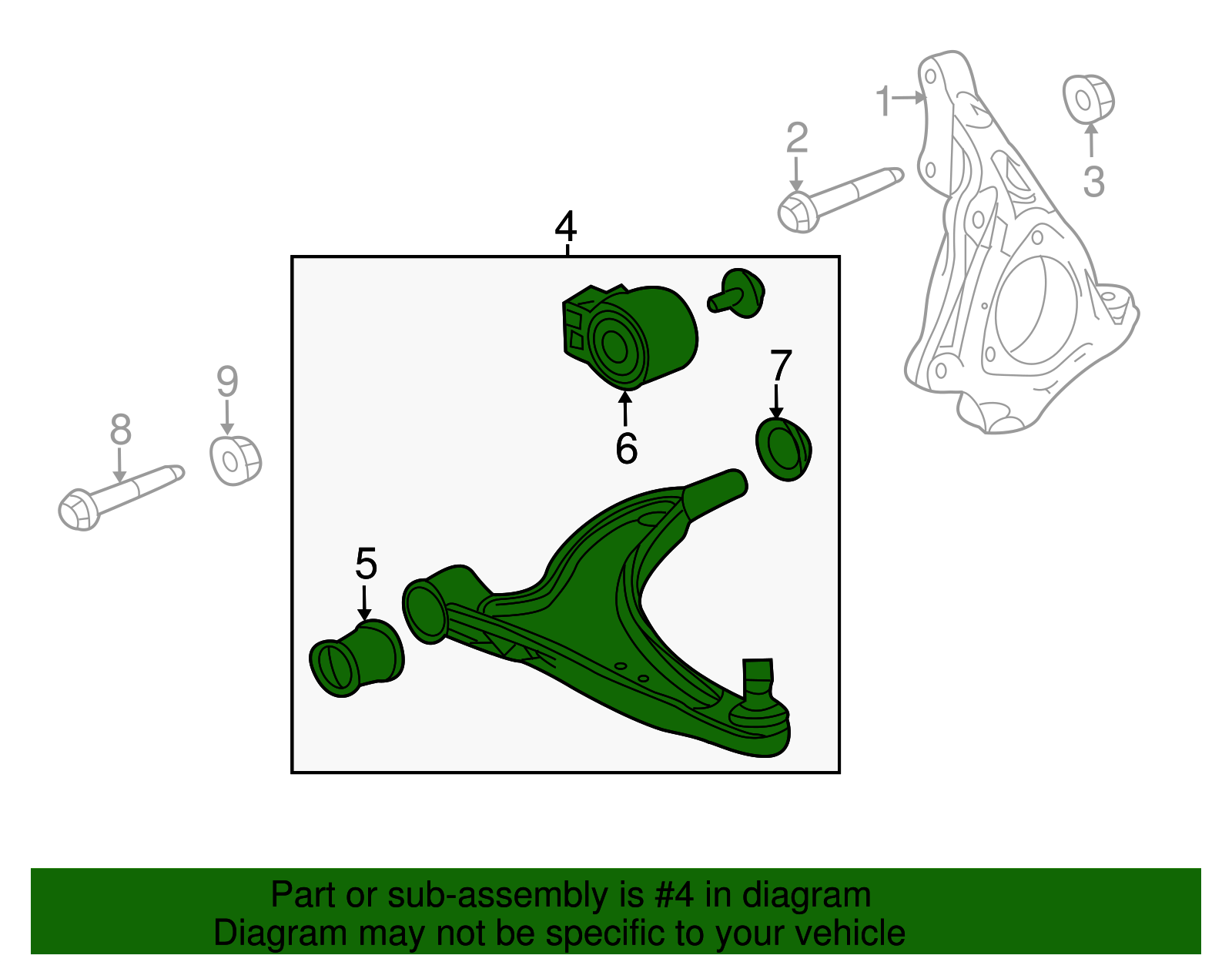 2010-2017 GM Lower Control Arm 84248221 | Capital Chevy Parts