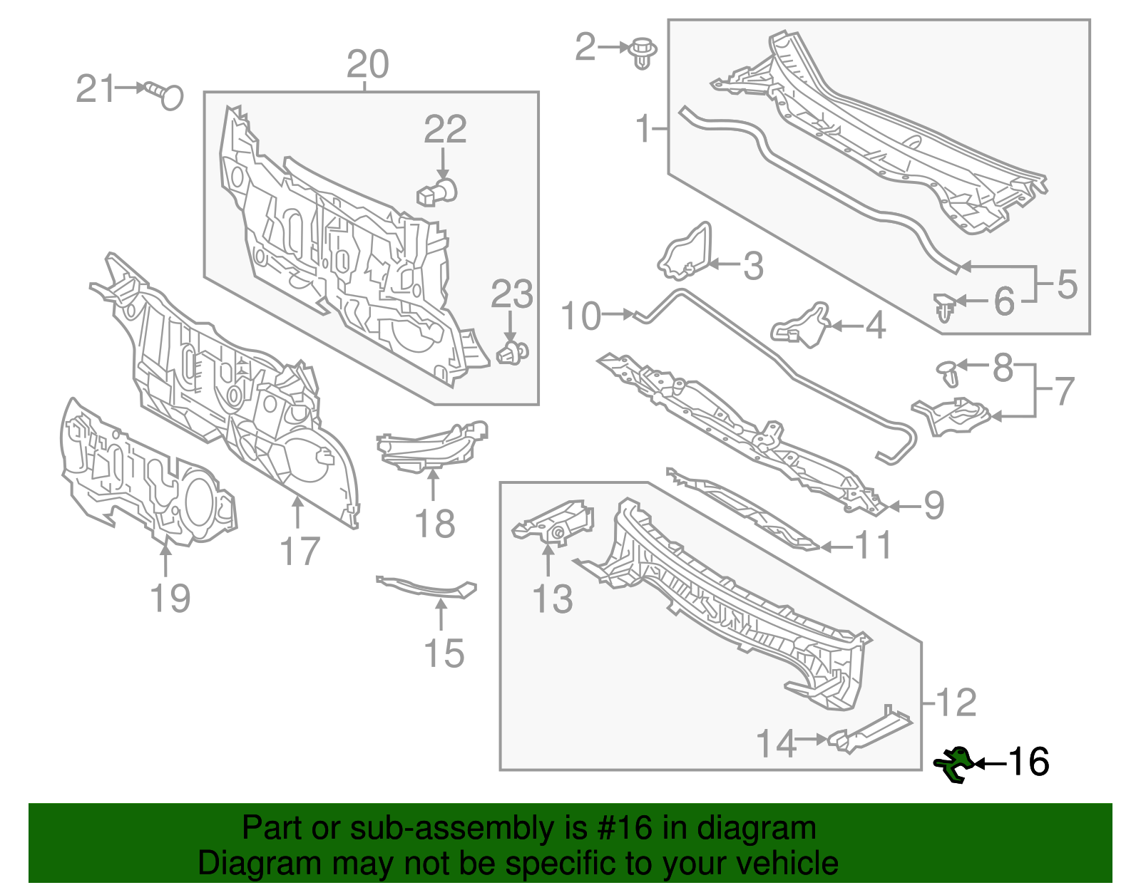 53716-12060 - Extension 2016-2018 Toyota | Toyota San Diego Parts