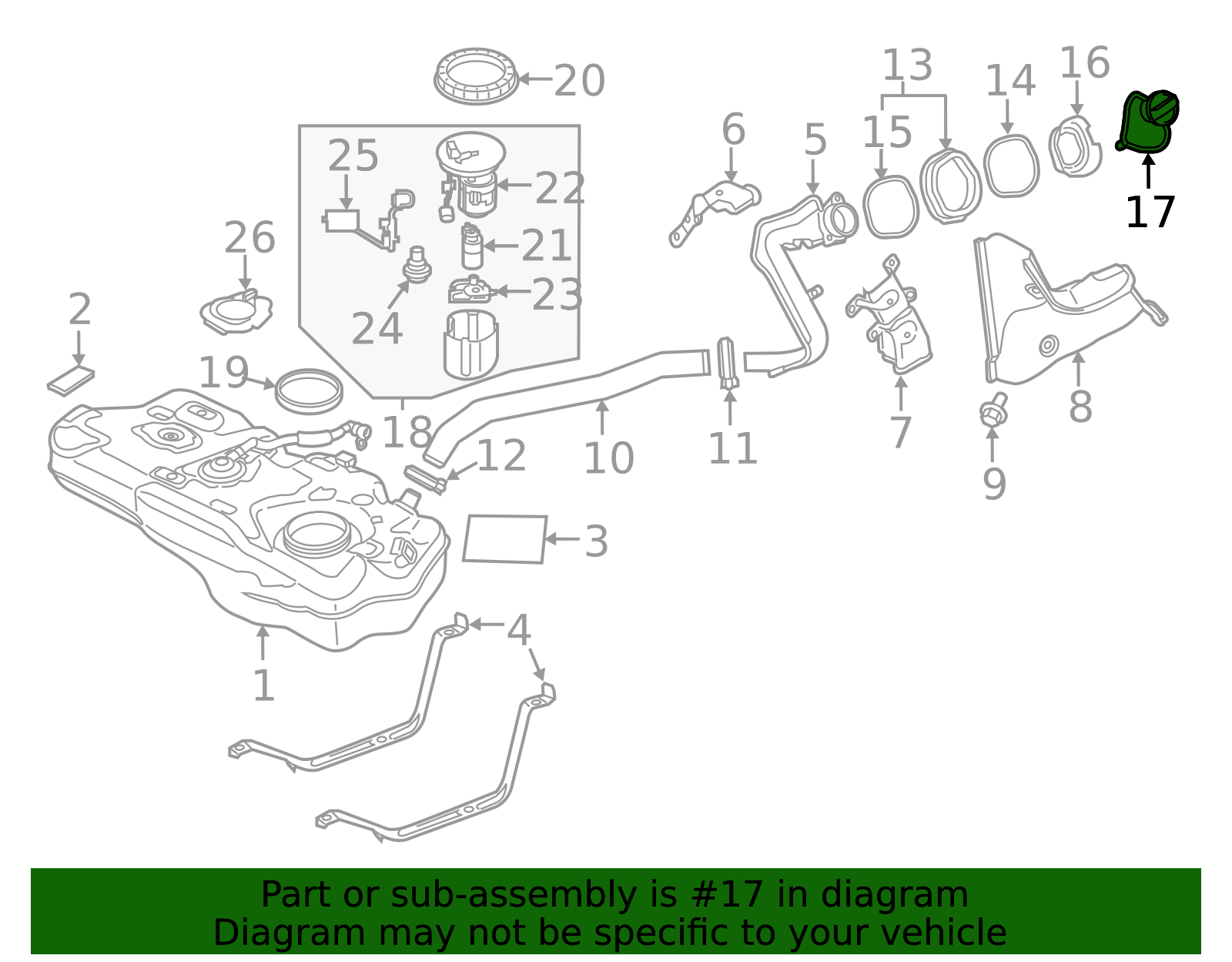 2016-2020 Toyota Fuel Cap 77300-WB003 | MotorMotor