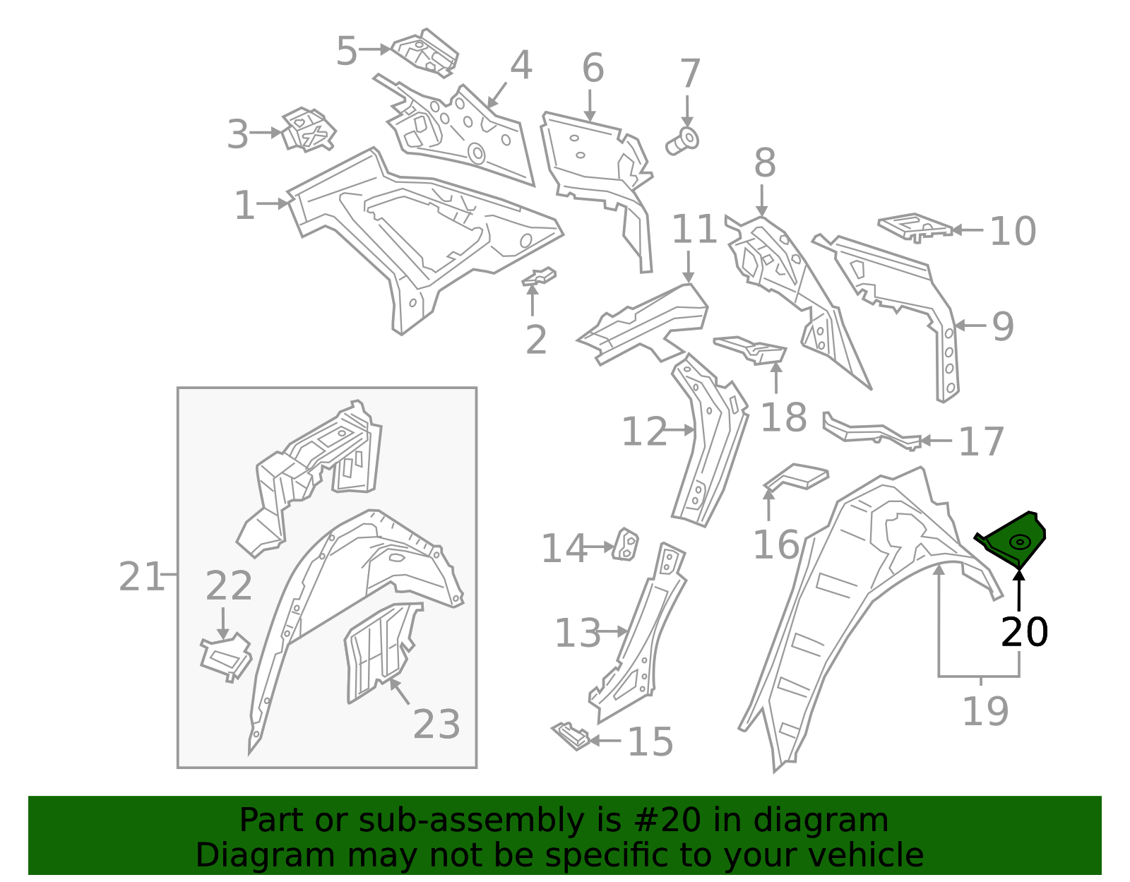 4KE-809-348 - High-Quality Wheel Housing Bracket for 2019-2025 Audi ...