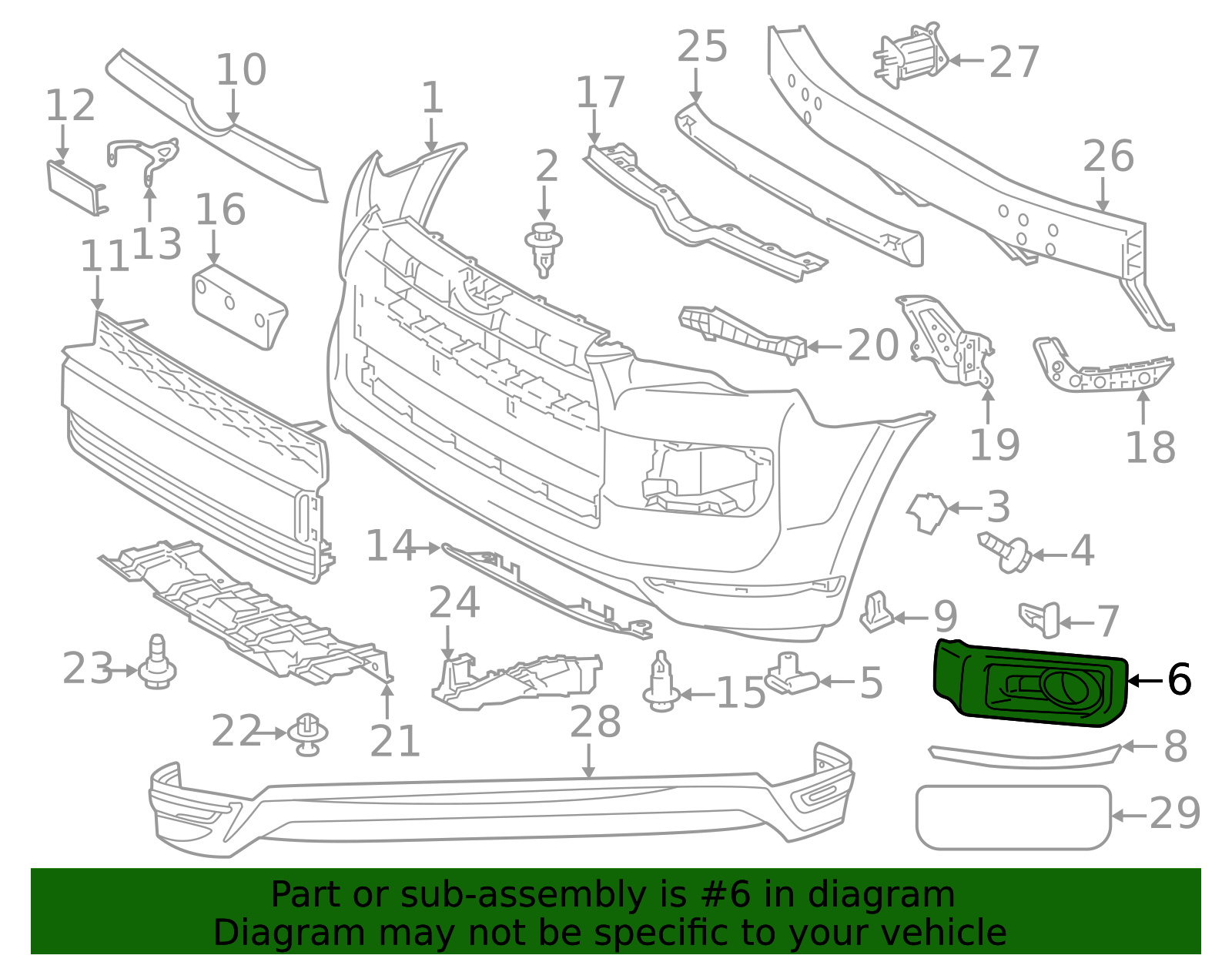 2020-2021 Toyota 4Runner 2020-2021 Toyota 4Runner - Fog Lamp Bezel ...