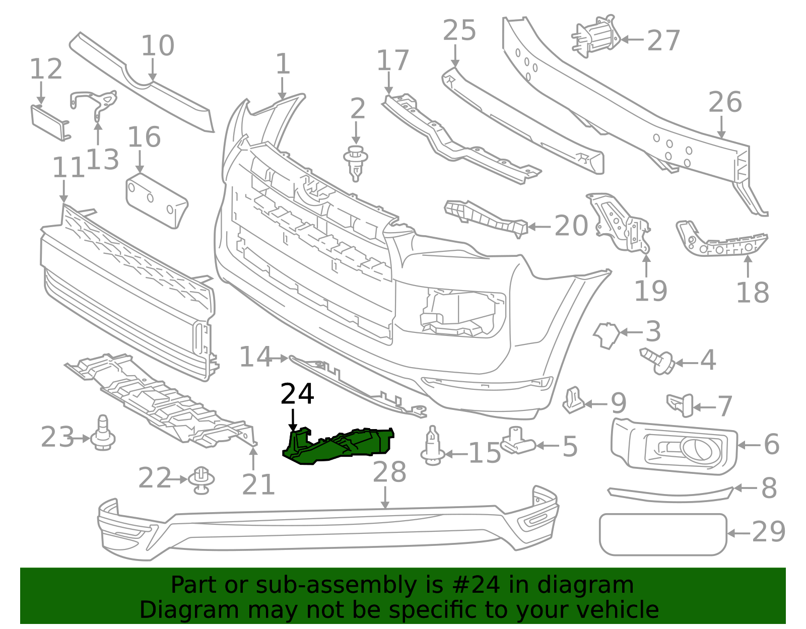 Genuine Toyota Air Inlet Duct part# 53286-35030 for 2014-2024 Toyota ...