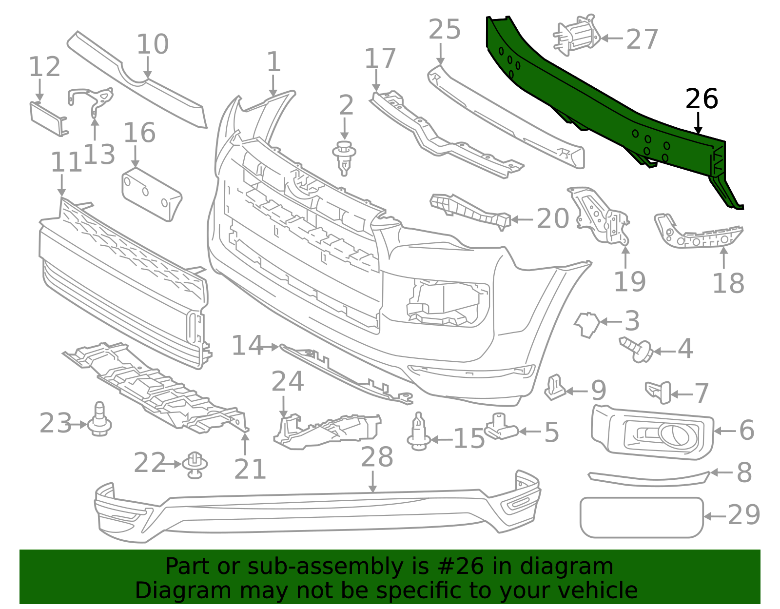2014-2024 Toyota 4Runner Reinforcement 52021-35151 | Lithia Toyota Parts