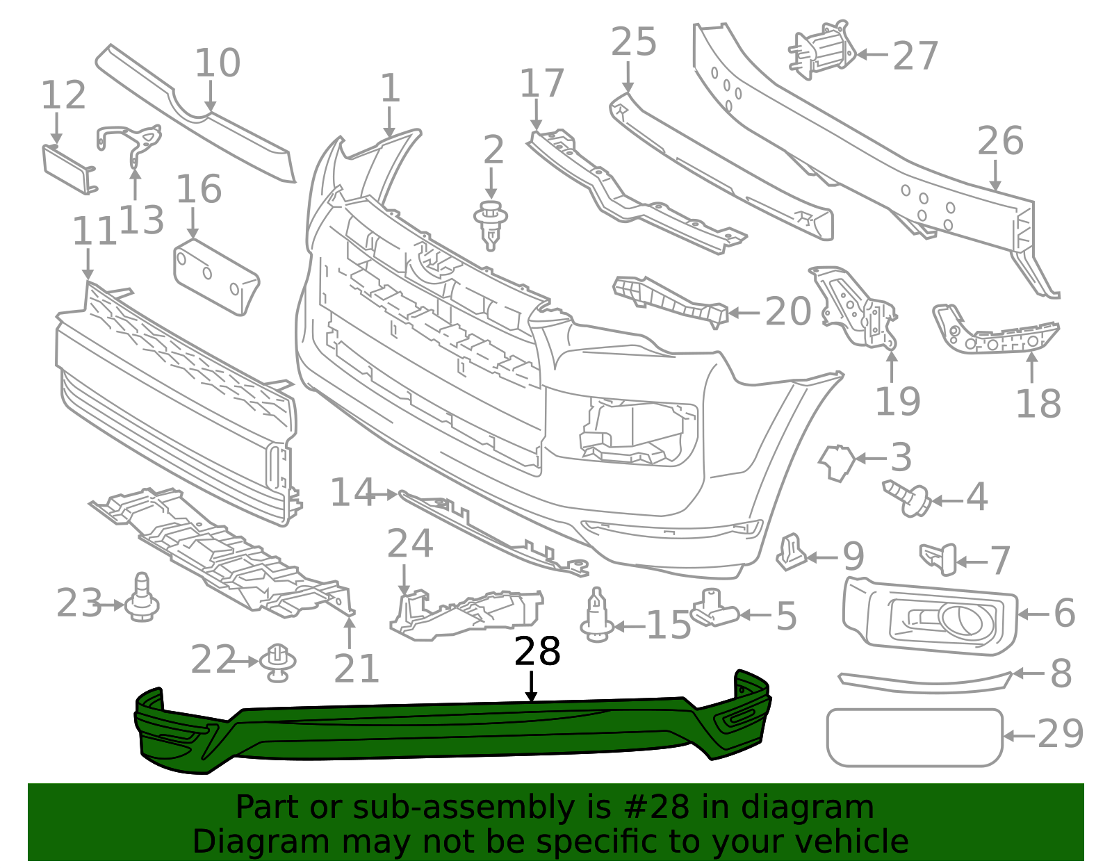 2020-2021 Toyota 4Runner Front Spoiler PZ321-35004 | OEM Parts Online