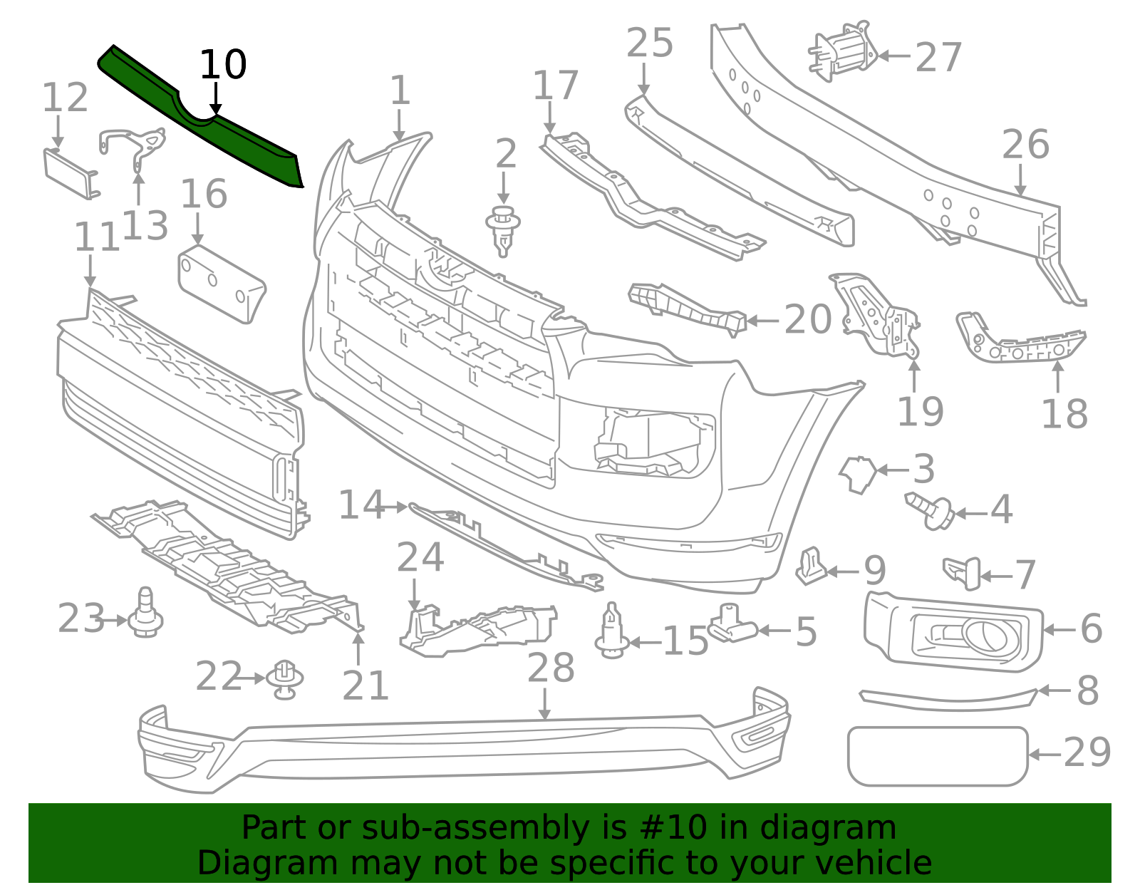 Grille Molding - Sleek OEM Front End Finish | AutoNation Parts