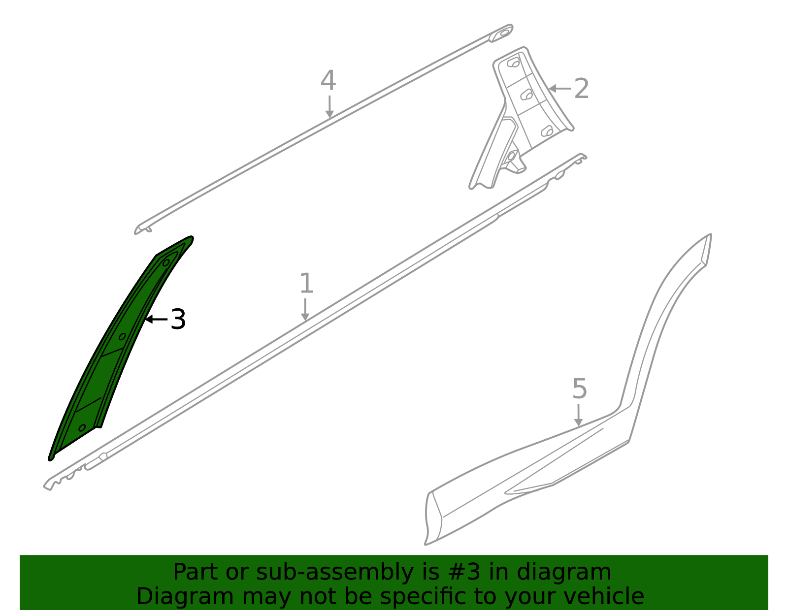 Hyundai - 83260-CW000 - Door Applique - 2022-2025 Hyundai | OEM Hyundai ...