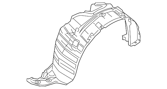 2008-2015 Nissan Fender Liner 63842-JM00A | My Nissan Part