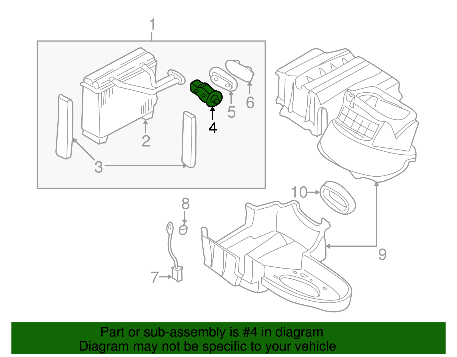 2000-2004 Nissan Expansion Valve 92200-4Y80A | Bill Kay Nissan Parts
