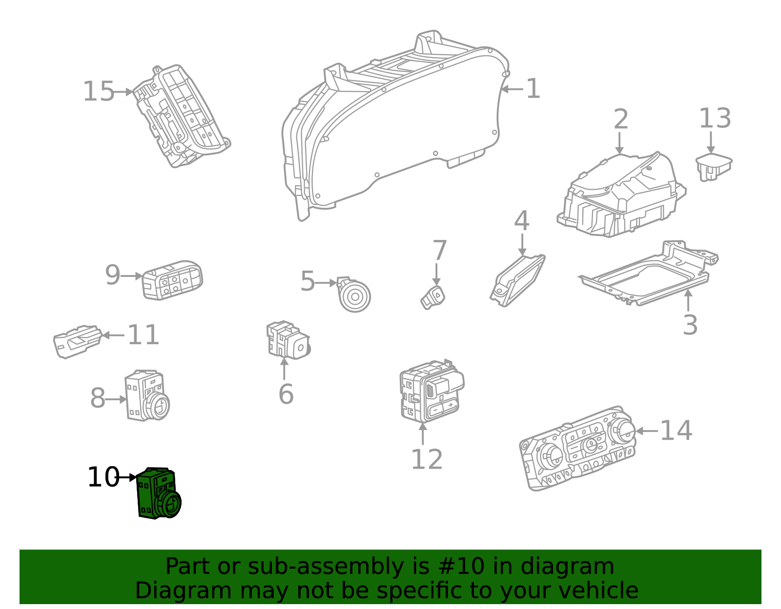 84561264 - 2021-2024 GM - Ride Control Switch | Partners Chevy