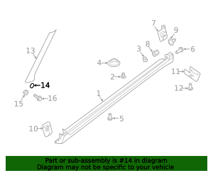 76248-1TT0A - Uniside Panel Bracket 2007-2025 Nissan | Boro Nissan Parts