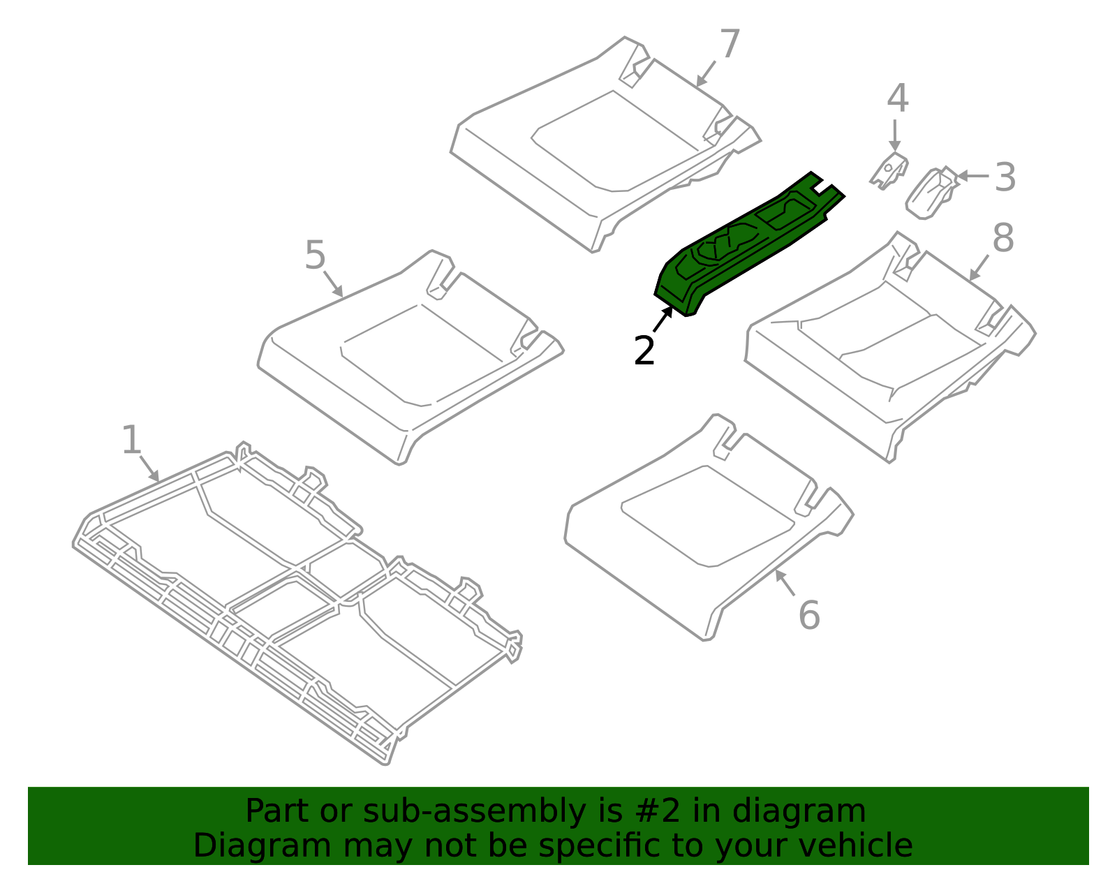 8W7-885-079-CE3 - 2018-2024 Audi - Storage Tray 2018-2024 Audi ...