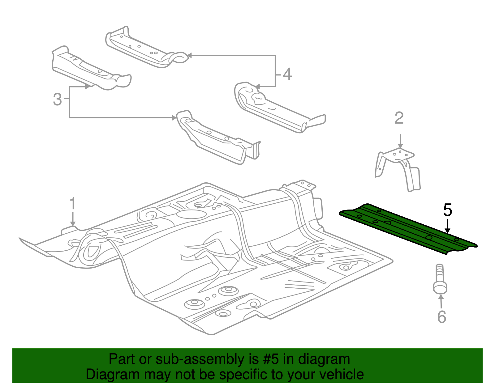23190019 - 2008-2017 GM - Underbody Brace | Partners Chevy
