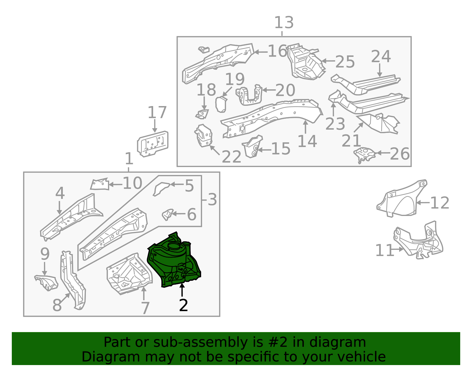 2005-2012 Toyota Avalon Apron Panel 53722-07904 | OEM Parts Online