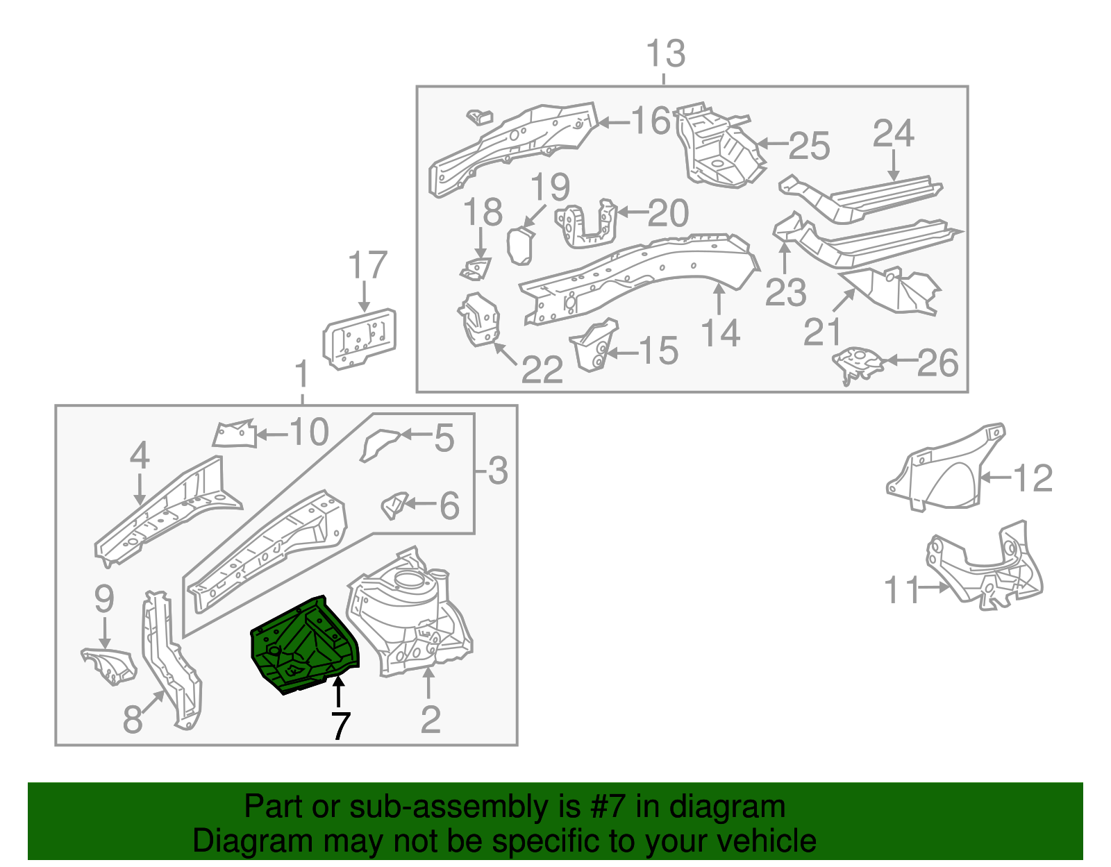 2005-2012 Toyota Front Panel 53712-07020 | Toyota Parts Center