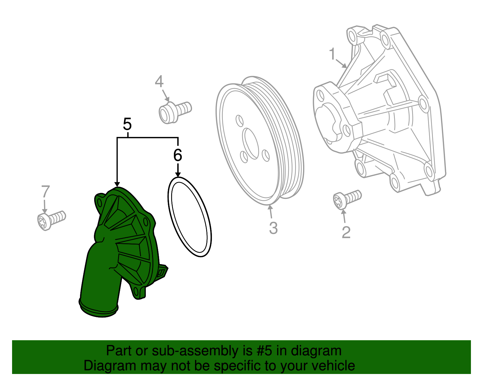 2009-2012 Audi Q7 Engine Coolant Thermostat Kit 059-122-111-D | Audi ...