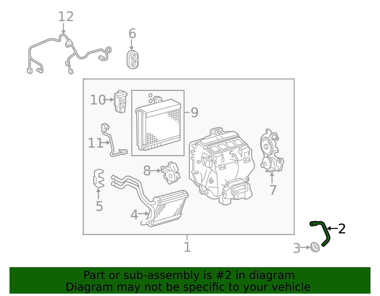 88539-33090 - 2007-2011 Toyota Camry - Drain Hose | Conicelli Toyota
